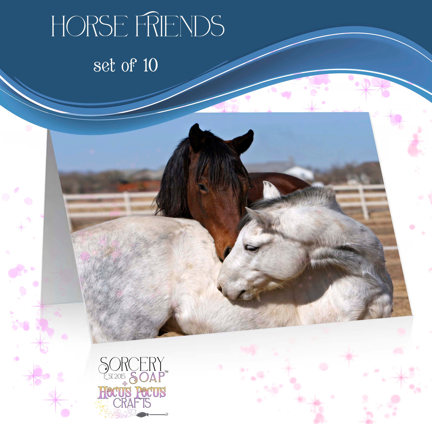 Back Country Greeting Cards - Horse Friends – Sorcery Soaps™
